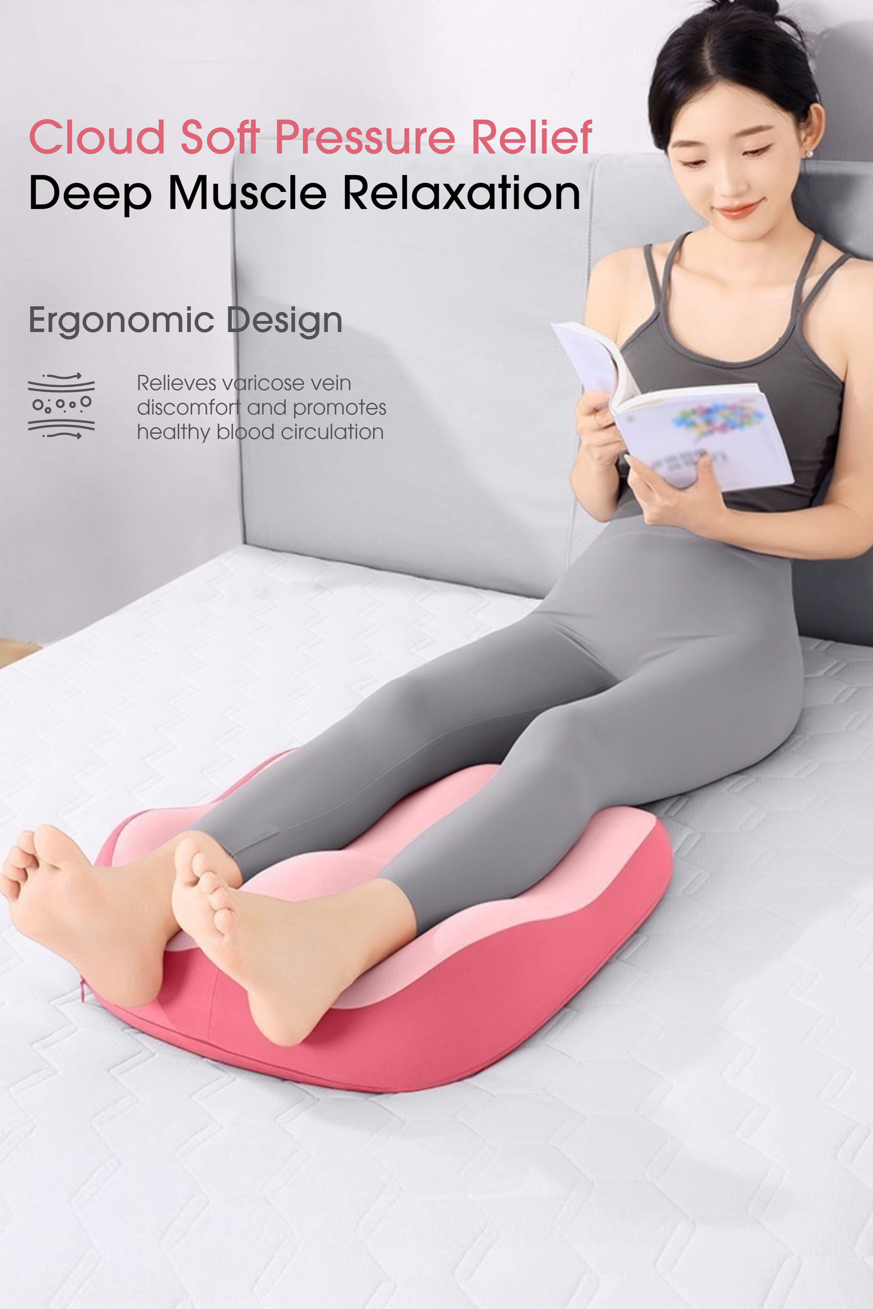 Maxi Comfort Leg Elevation Pillow - Improve Circulation and Swelling ...
